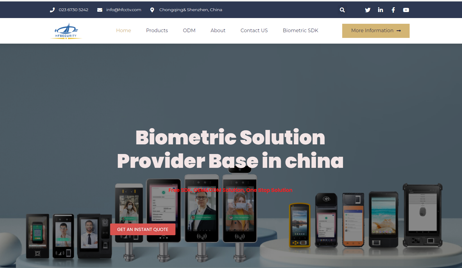 Top10 Biometric Fingerprint Scanner Manufacture-HFSecurity