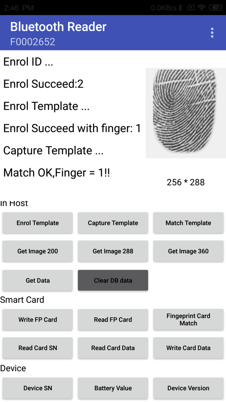 HF7000 FAP10 Capacitive Fingerprint Scanner - HFSecurity biometric solution