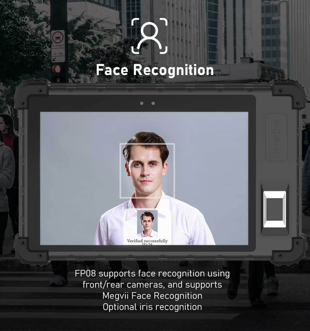 FP07 7 inch biometric tablet - HFSecurity biometric solution