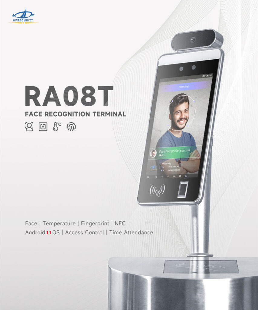 ra08t 8 inch temperature face recognition system