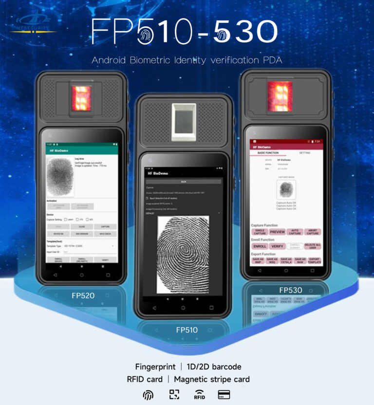 FP520 5 inch Biometric Tablet Terminal Device HFSECURITY