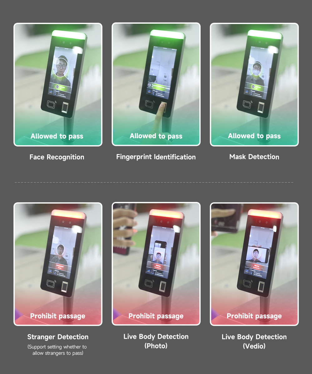 fr07 7 inch face recognition system