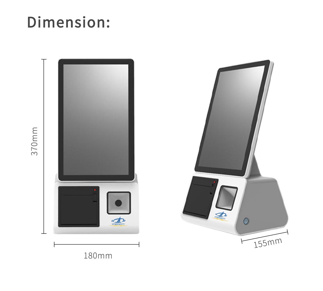 SP10 Android QR Code Kiosk - HFSecurity biometric solution