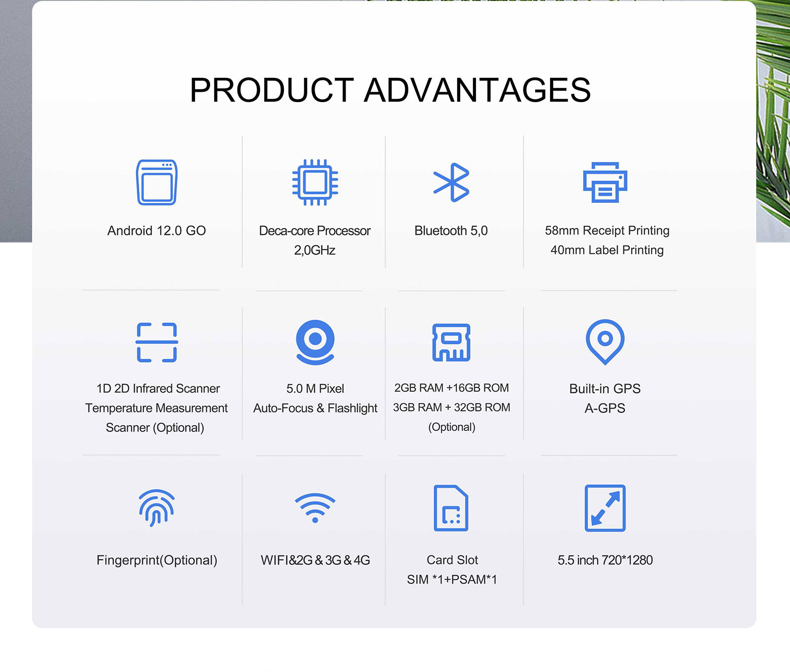 HP405P Android12 Pos System